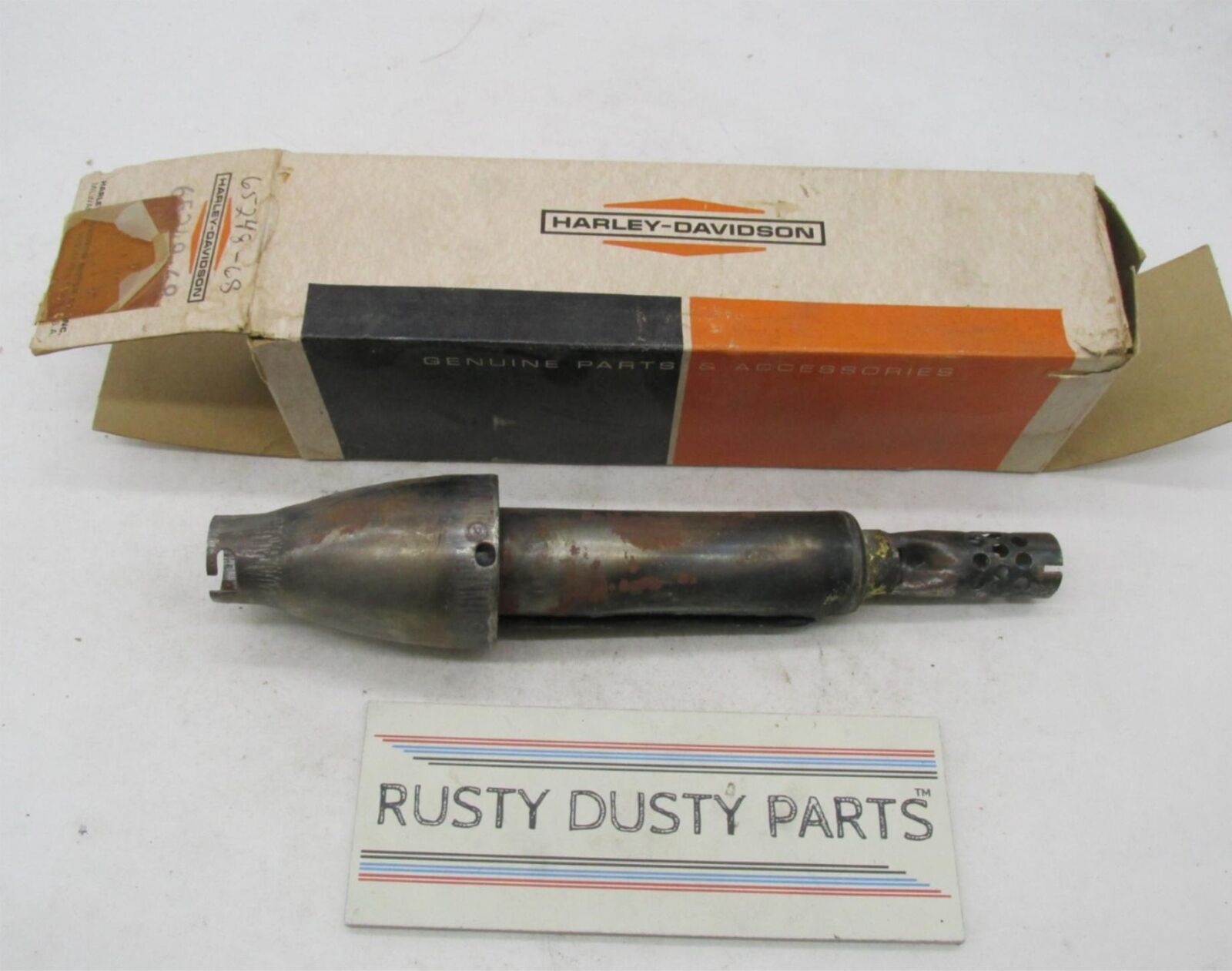 Harley Genuine NOS Aermacchi Exhaust Muffler Baffle Spark Arrestor 652 ...