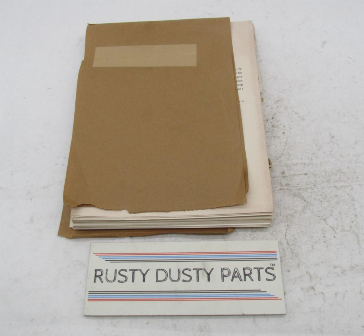 Rusty Dusty Parts | Rusty Dusty Parts