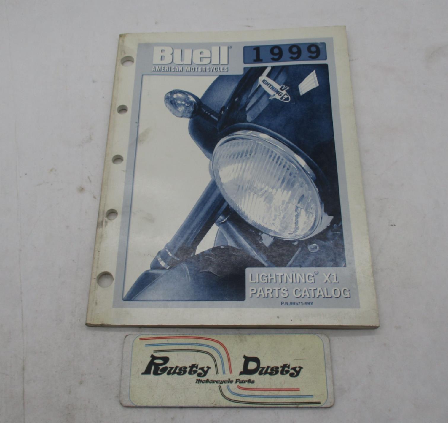 Harley Buell Official Factory 1999 Lightning X1 Parts Catalog 99571-99 ...