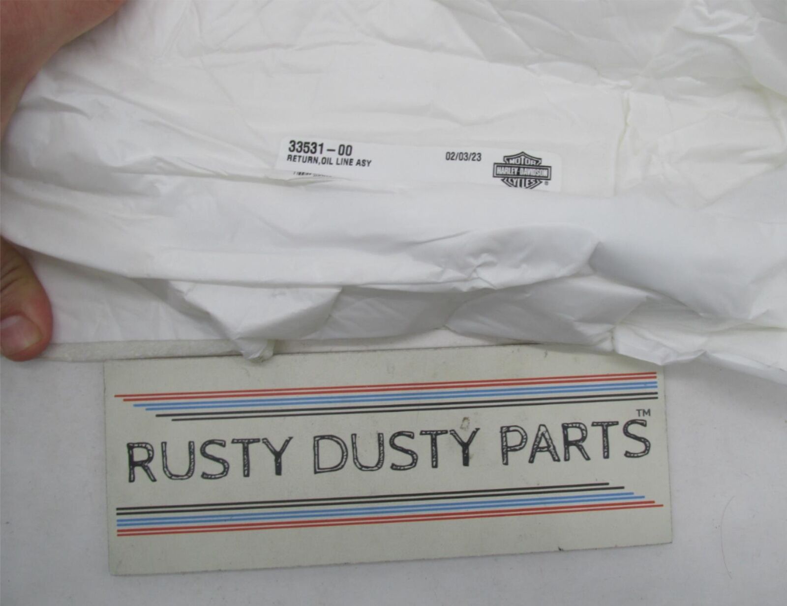 Harley-Davidson Genuine NOS Oil Return Line Assembly 33531-00 – Rusty ...