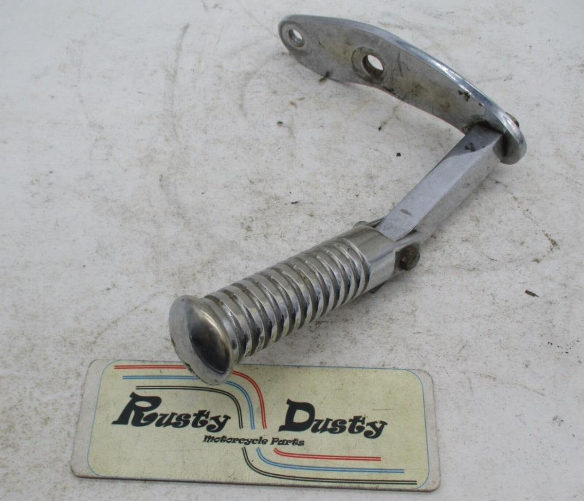 Harley Davidson Shovelhead Ironhead Highway Foot Peg with Bracket ...