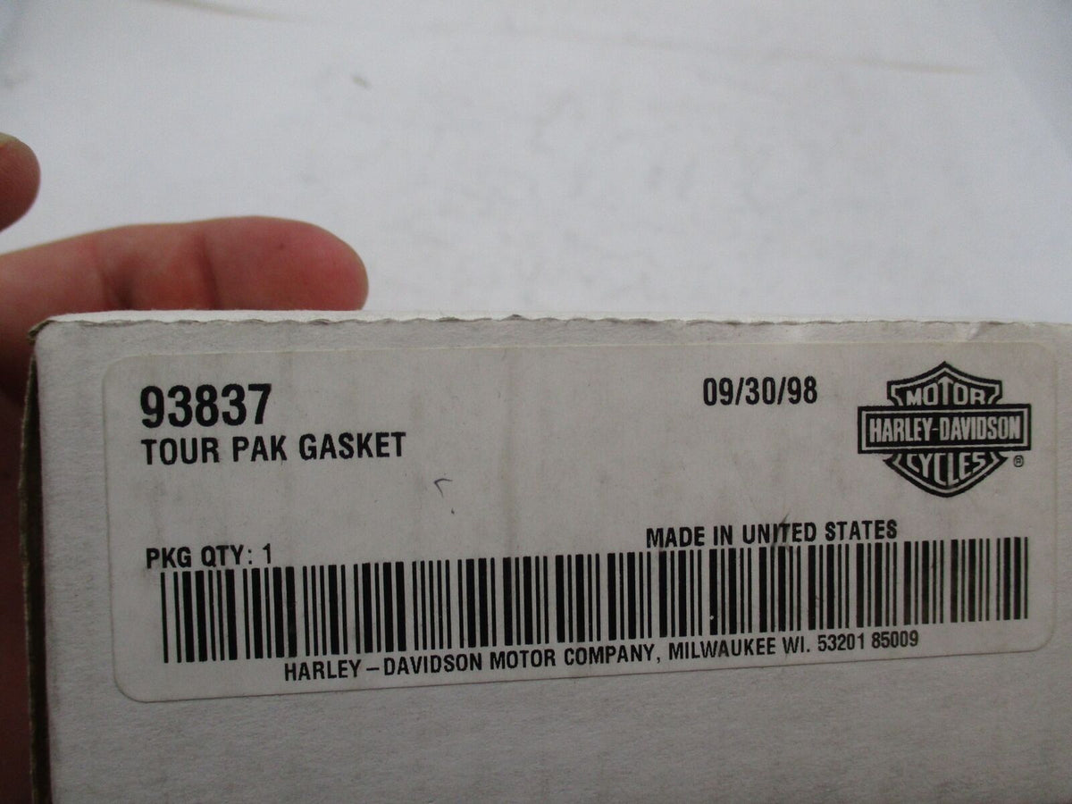 Harley Davidson Genuine NOS Tour Pak Gasket 93837| Rusty Dusty Parts