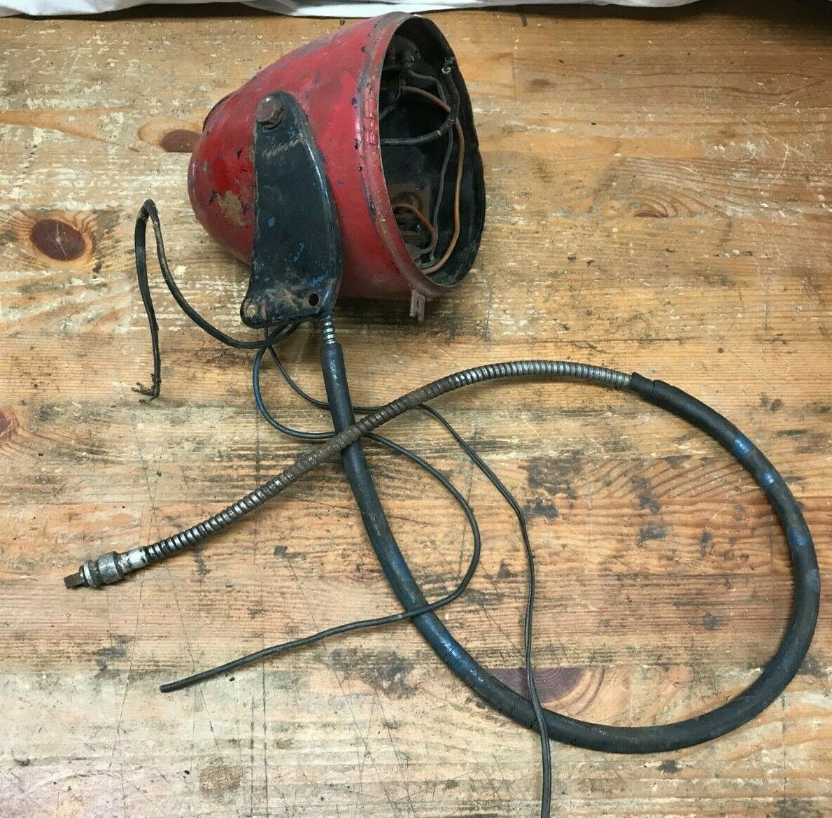 vintage Harley Davidson AMF Aermacchi Z90 Headlight Bucket Speedo Spee ...