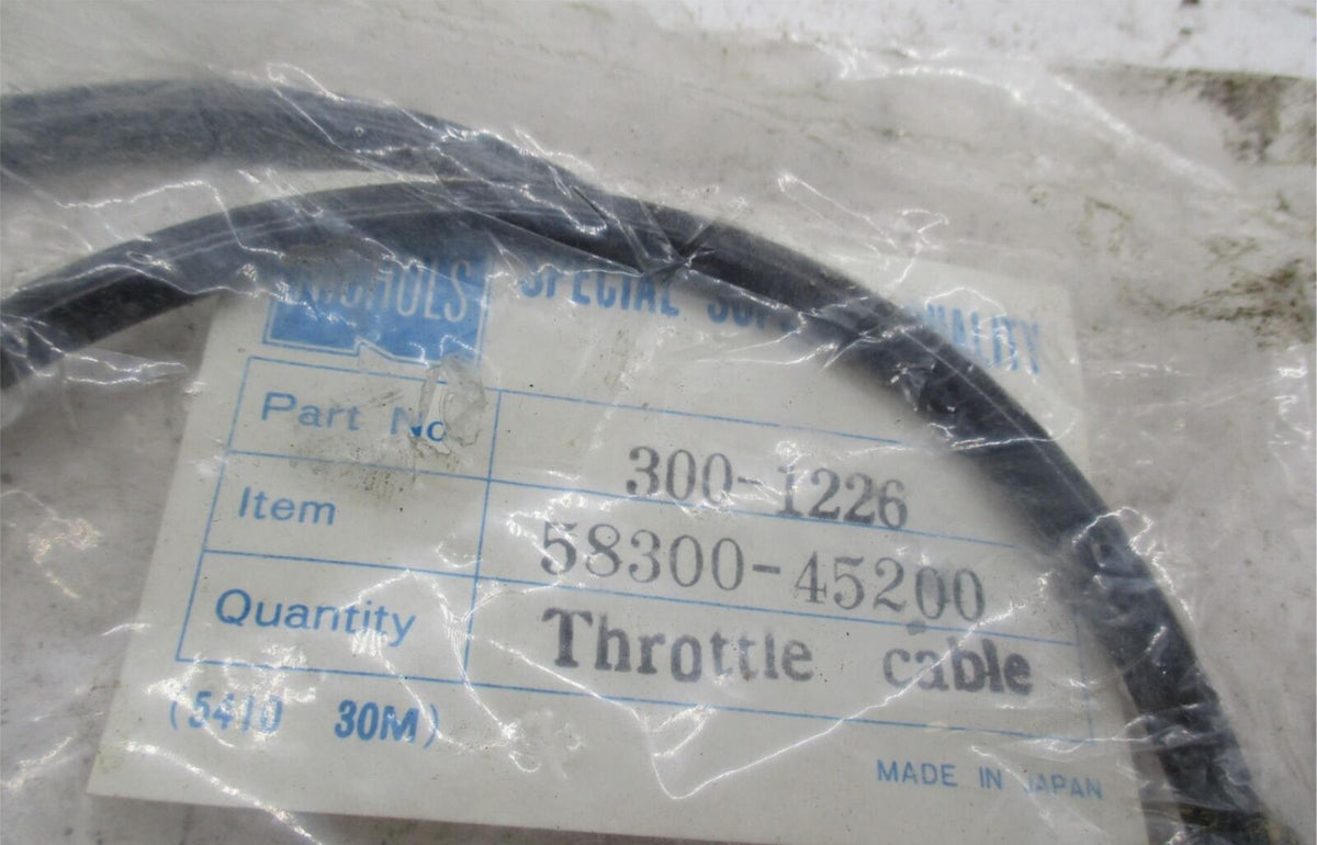 Suzuki GS750L Nichols NOS Throttle Cable 300-1226| Rusty Dusty Parts