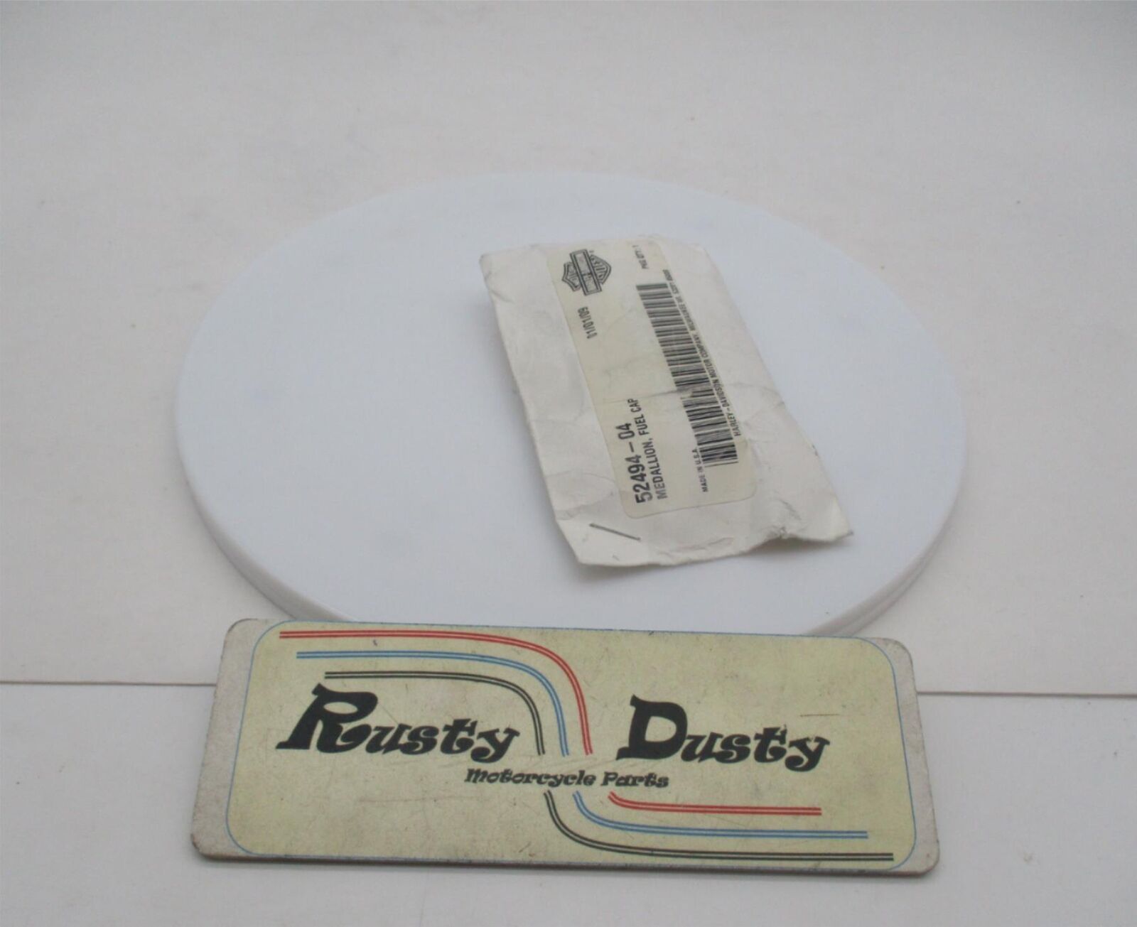 Harley-Davidson Genuine NOS Fuel Gas Tank Cap Medallion 52494-04 ...