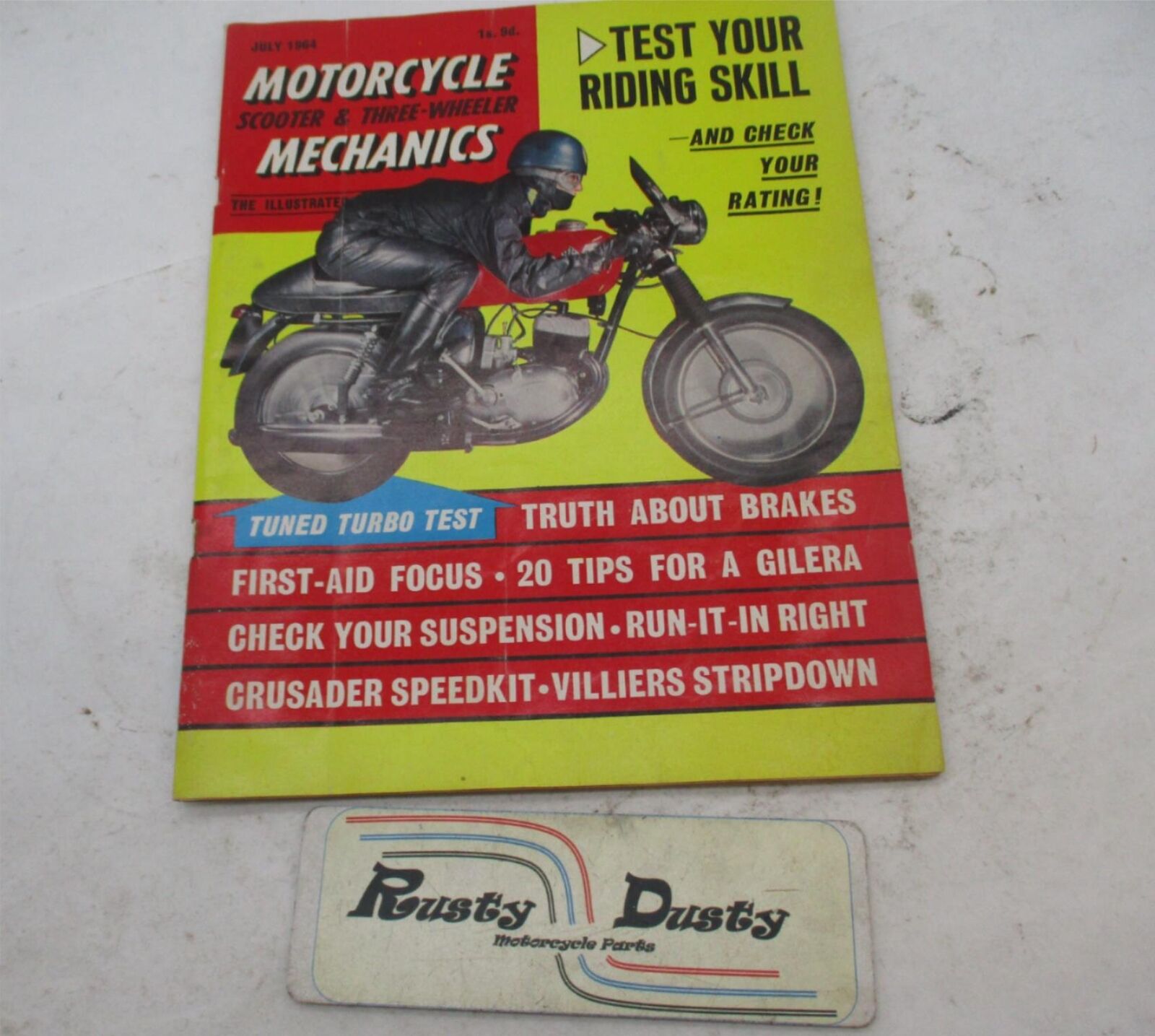 July 1964 Motorcycle Mechanics Scooter and Three Wheeler Mechanics Mag ...