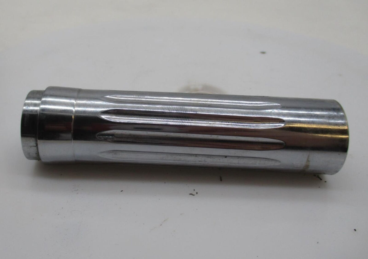 Harley Davidson Chrome Grooved Push Rod Tube Cover| Rusty Dusty Parts