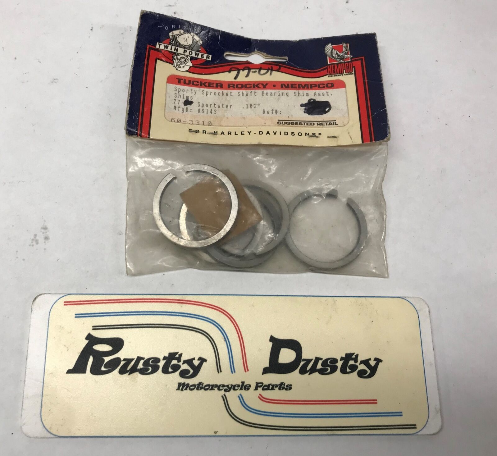 Twin Power Sportster Sprocket 77+ Shaft Bearing Shims .102" – Rusty ...