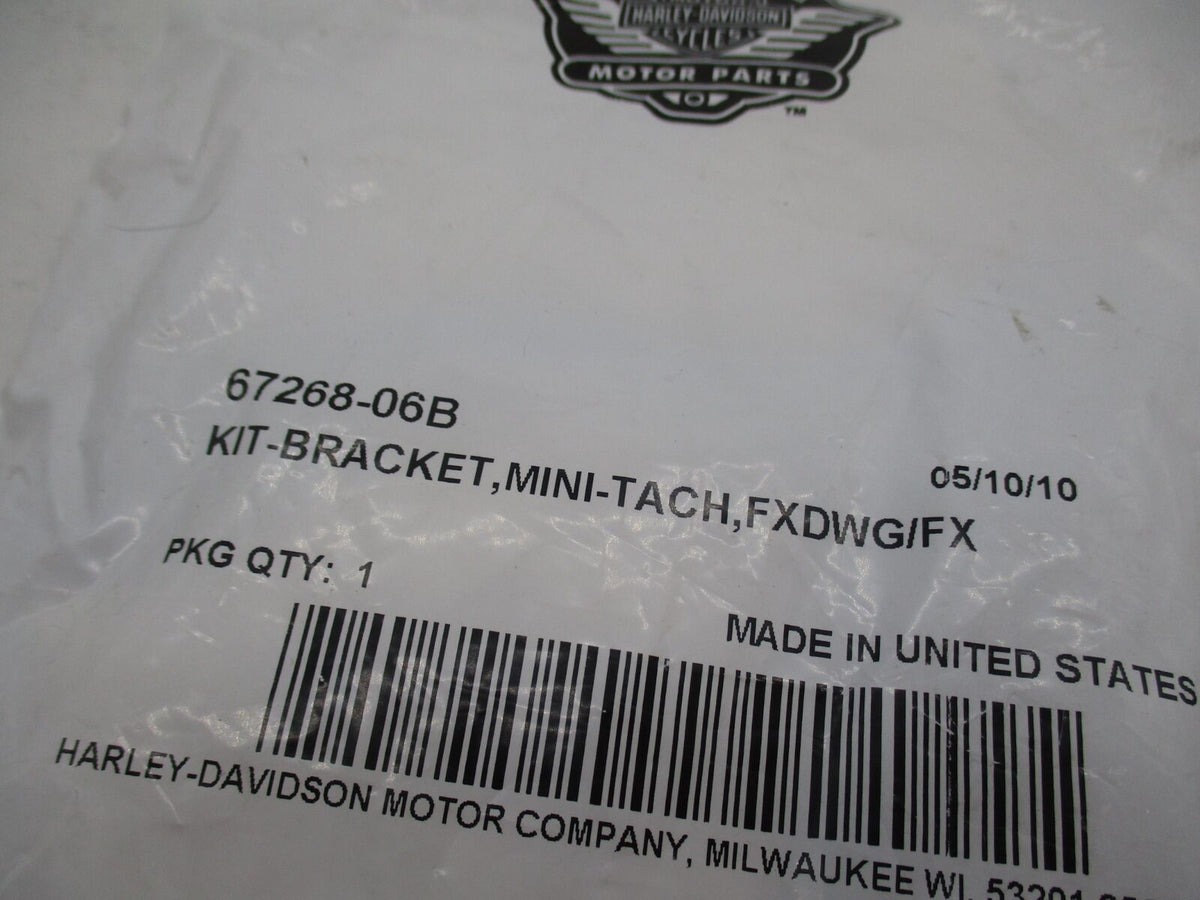 Harley Davidson Genuine NOS Mini FXDWG FX Tach Mounting Bracket Kit 67 ...