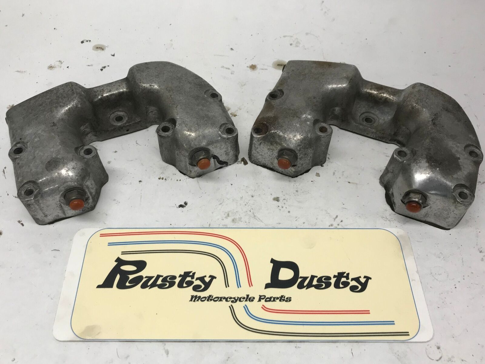 HARLEY DAVIDSON Ironhead 17512-71 1972 XLH ROCKER BOXES W/ ARMS – Rusty ...