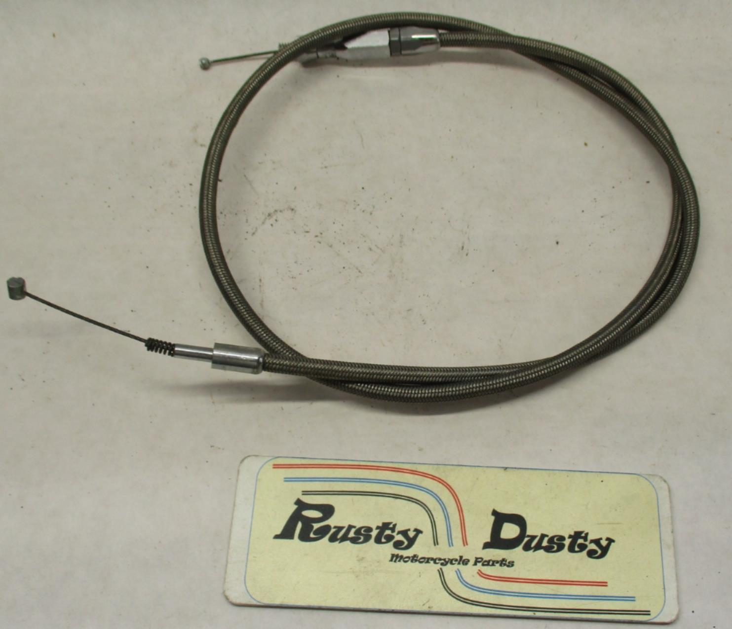 Harley Davidson NOS Shovelhead Sportster Throttle Cable 56458-81 Steel ...