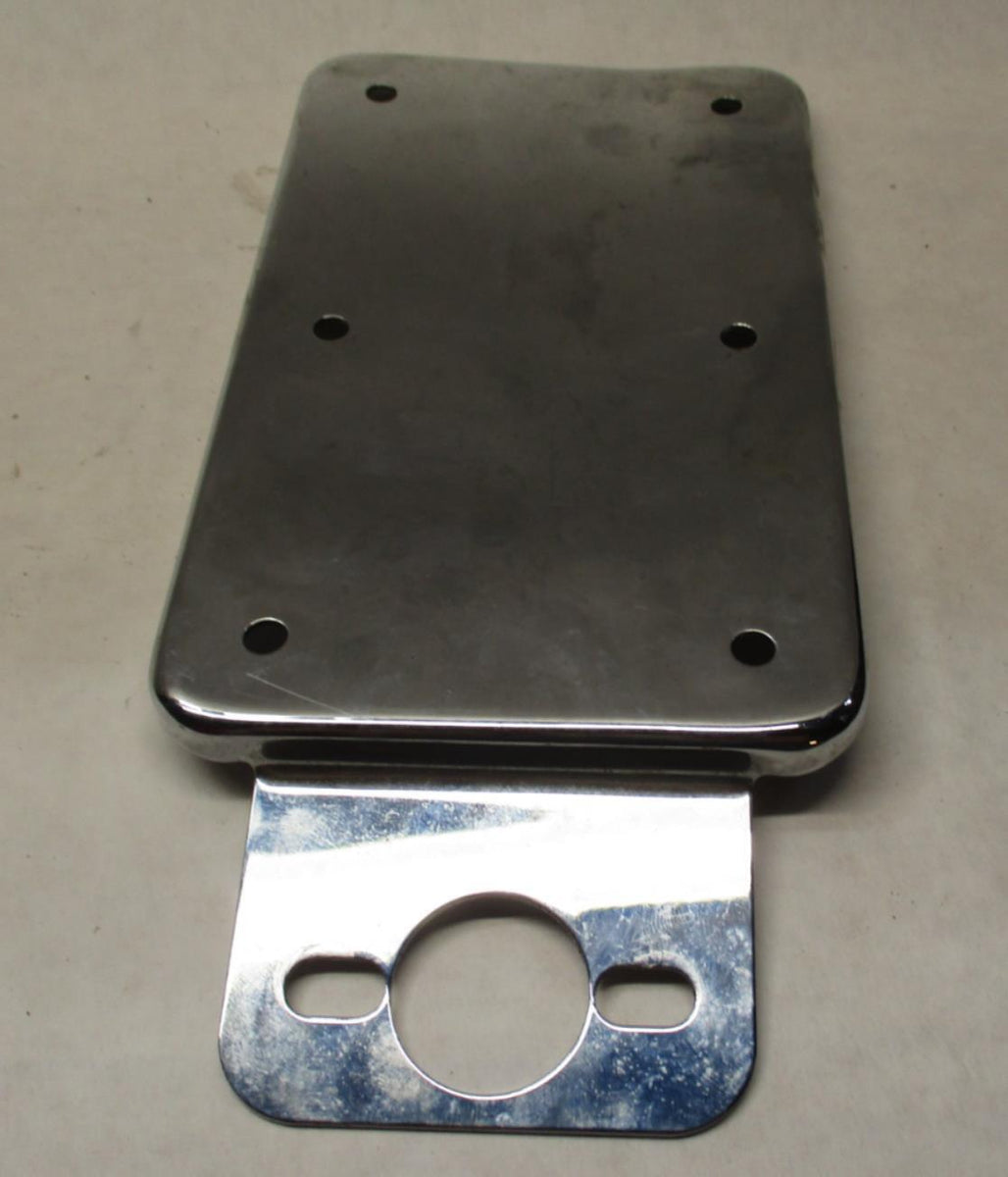 Harley Davidson Chopper Chrome Side Mounted License Plate Bracket ...
