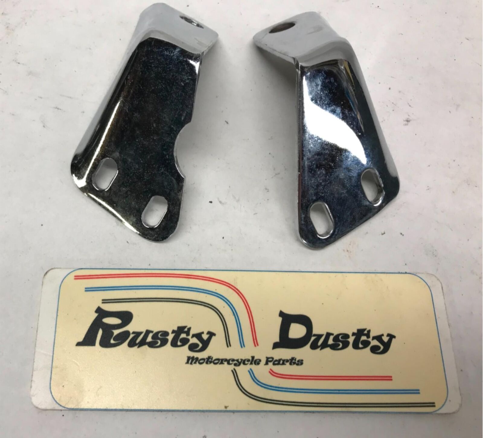 Harley Davidson FLH Chrome Wind Deflector Plates – Rusty Dusty Parts