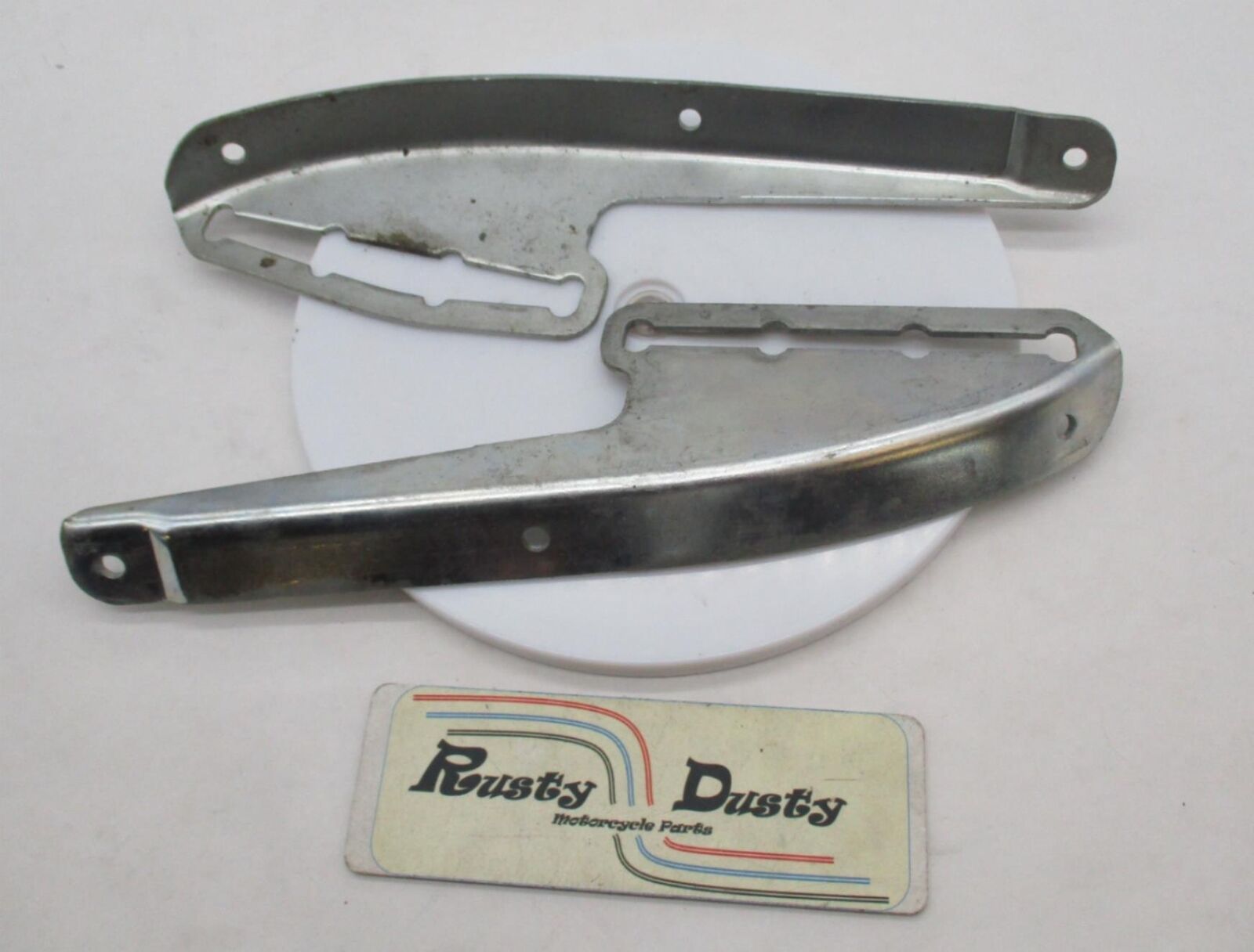 Pair of Harley Davidson Panhead Windshield Brackets – Rusty Dusty Parts