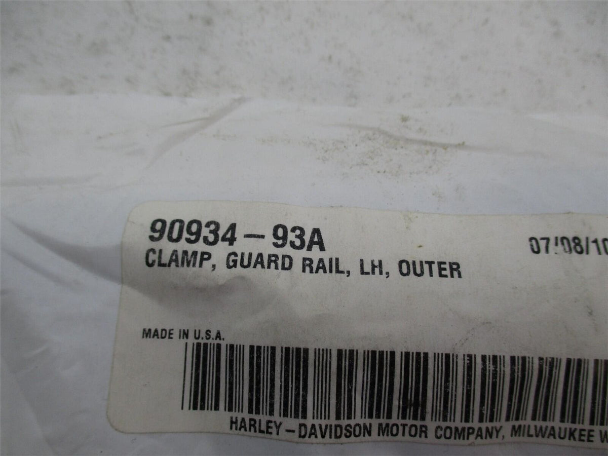 Harley Davidson Genuine NOS Rear Left Outer Guard Clamp 90934-93A ...
