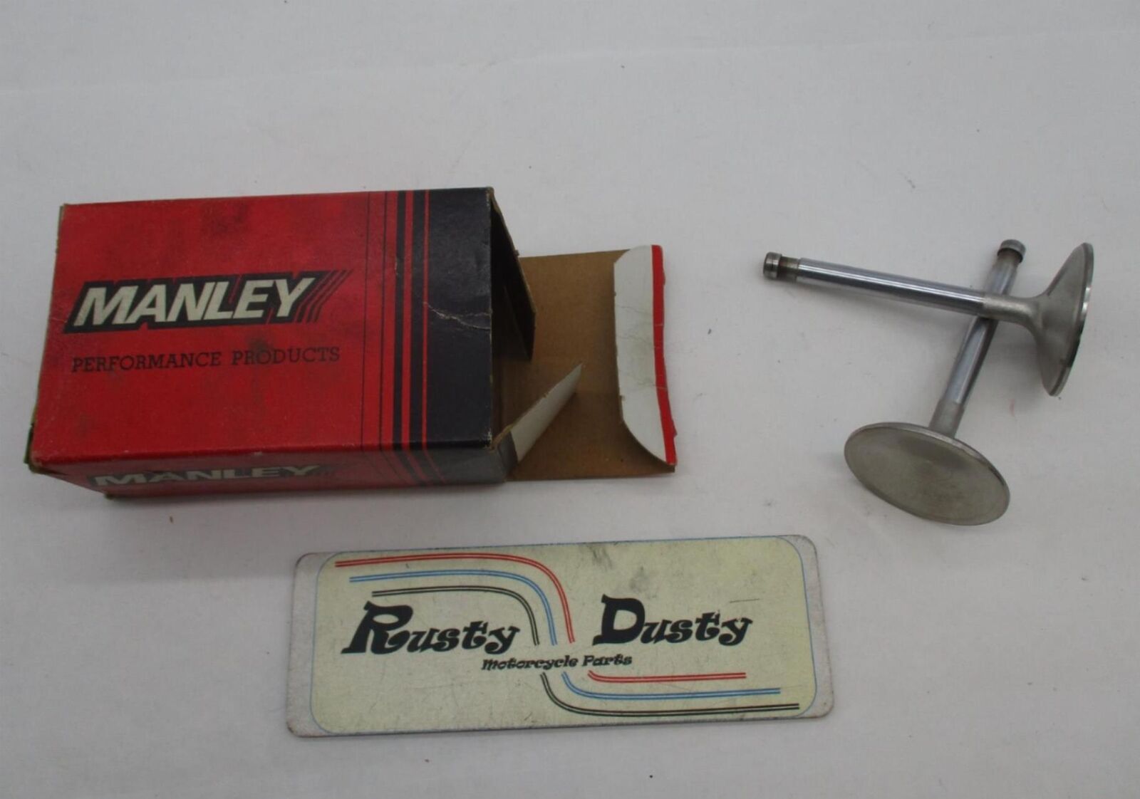 Pair of 2 Harley Davidson NOS Manley Stainless Steel Intake Valves 990 ...