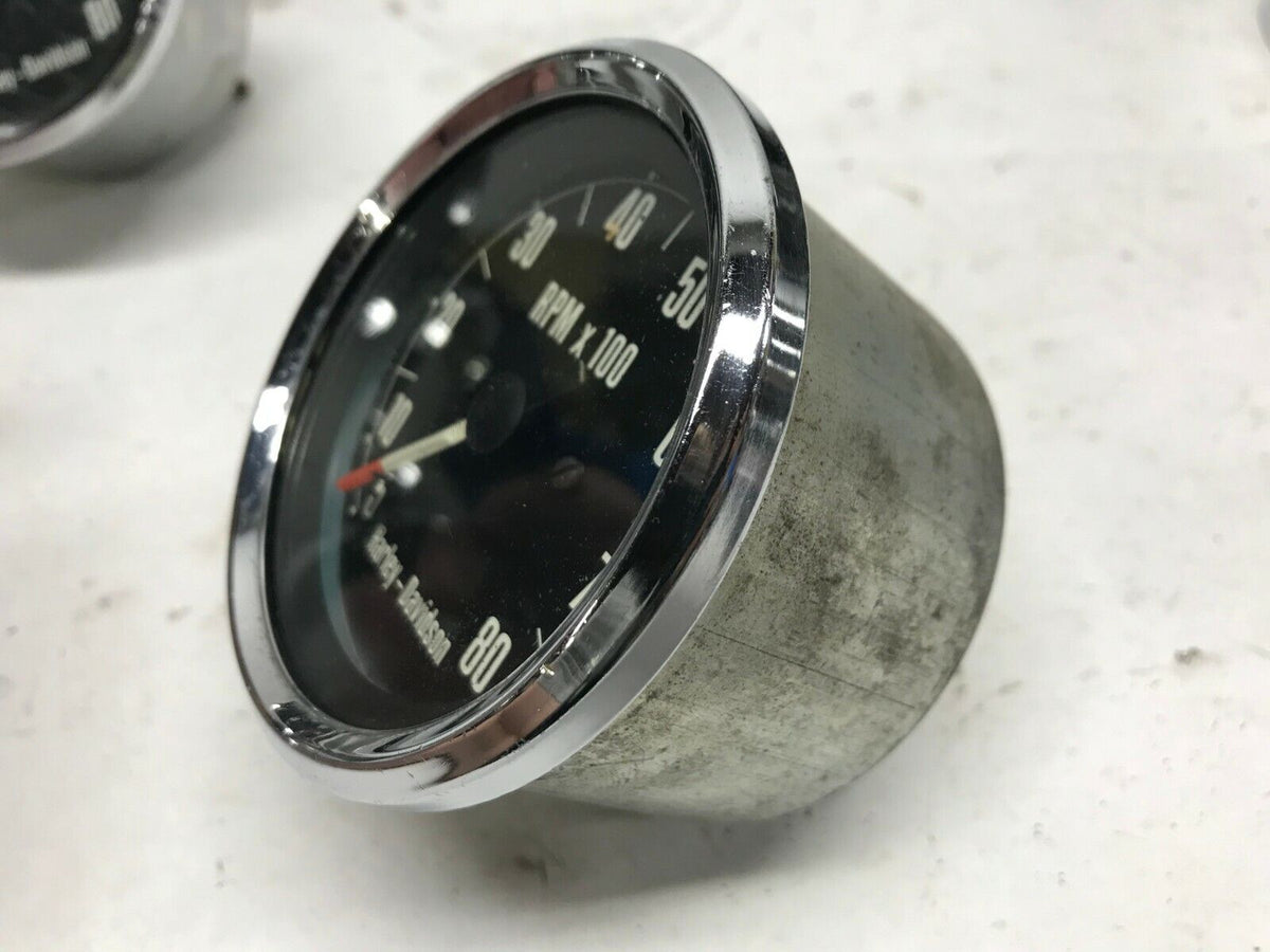 Harley-Davidson Tach Tachometer Chrome Trim 1-2 Ratio 92051-70 Sportst ...