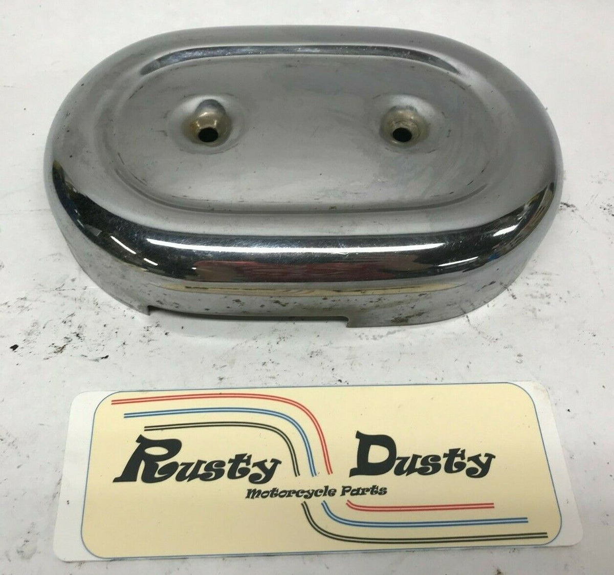 VINTAGE HARLEY SPORTSTER IRONHEAD K-MODEL AIR CLEANER COVER| Rusty ...