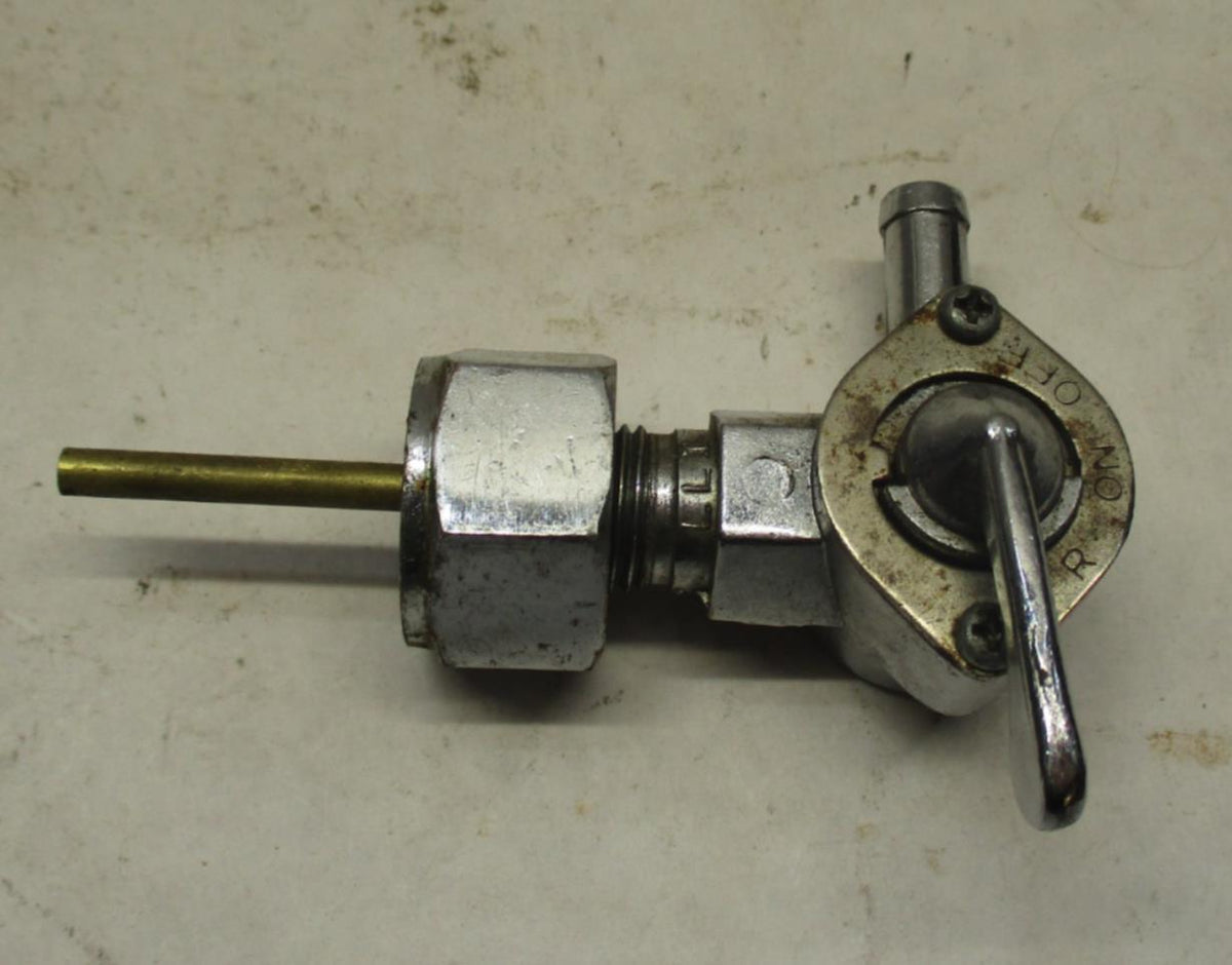 Harley-Davidson Motorcycle Chopper Custom Chrome Fuel Gas Tank Petcock ...