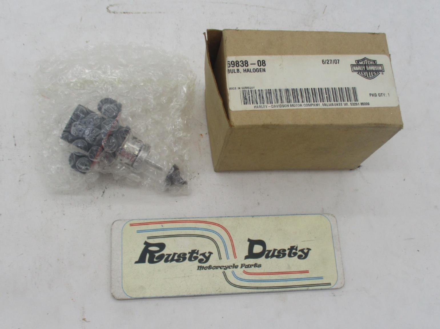 Harley Davidson Genuine NOS Halogen Headlamp Headlight Bulb 69838-08 ...