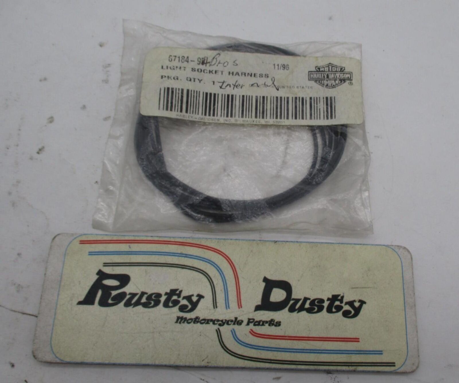 Harley Davidson Genuine NOS Warning Light Socket Harness 67184-96 ...